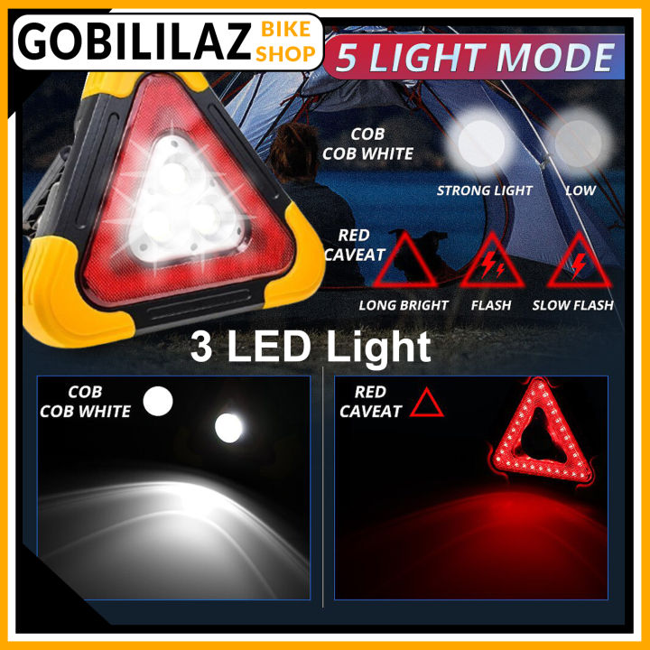 Multifunction Car Early Warning Device Triangle Sign LED for Road ...