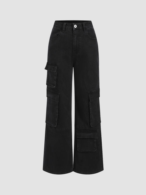 Cider Denim Solid Pocket Cargo Jeans | Lazada PH