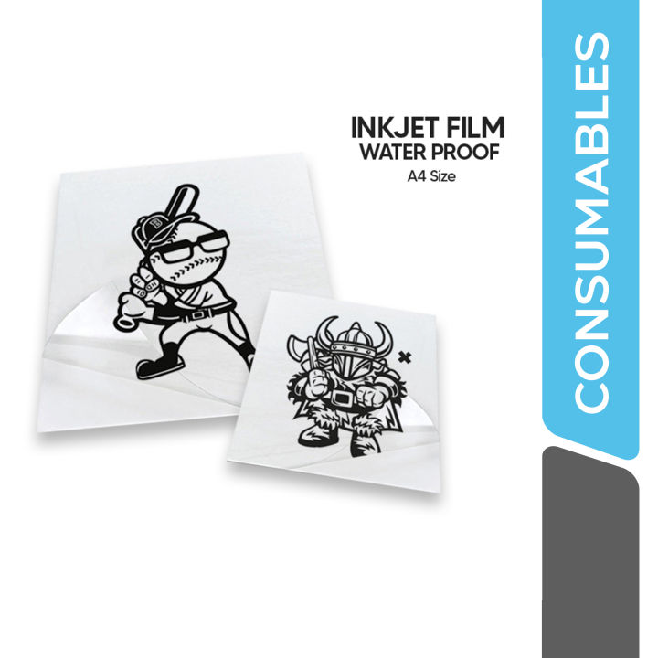 Inkjet Film / Acetate A4 size Waterproof & Non-Waterproof (10PCS PER ...