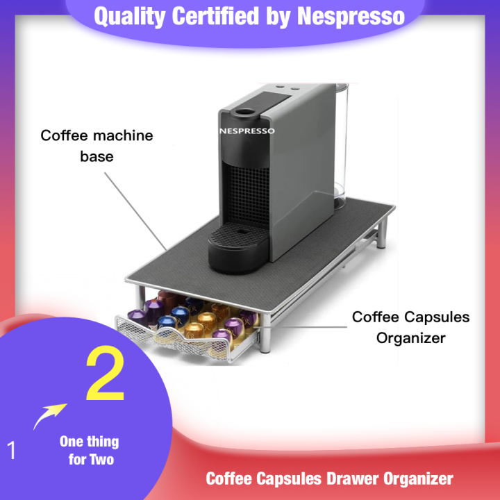 40 Pods Nespresso Coffee Capsule Pod Holder Coffee Capsules Organizer ...