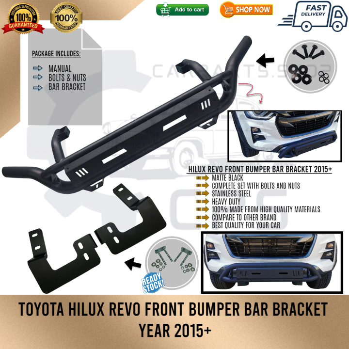 CPS TOYOTA HILUX REVO FRONT BUMPER BAR BRACKET 2015 2016 2017 2018 2019 ...