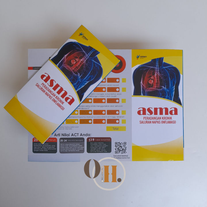 Leaflet Asma - Asthma Control Test, Brosur Edukasi Asma | Lazada Indonesia