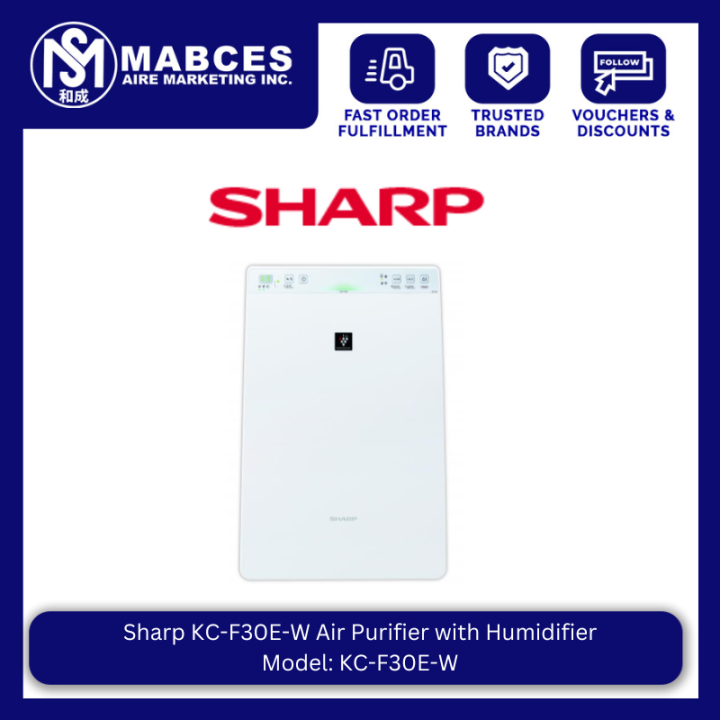 Sharp KC-F30E-W Air Purifier with Humidifier | Lazada PH