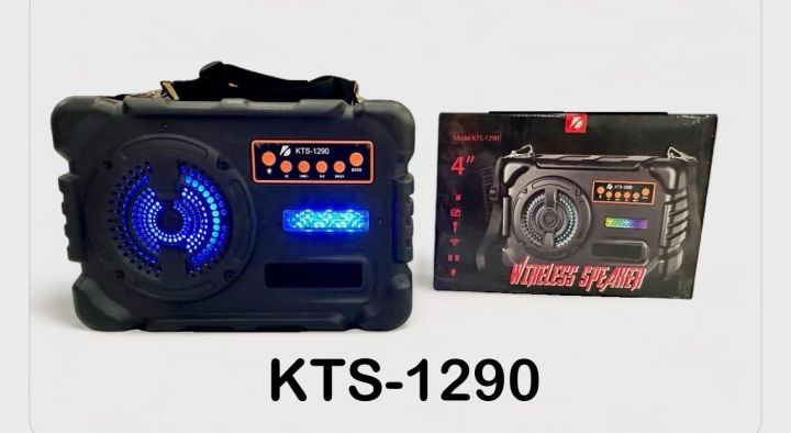 ลำโพงบลูทูธเสียงดังดีรุ่น KTS-1290, KTS-1291 คาราโอเกะ ต่อไมค์ ร้องเพลง ...