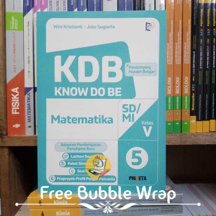 KDB Know Do Be Matematika Kelas 5 SD Kurikulum Merdeka Phibeta | Lazada Indonesia