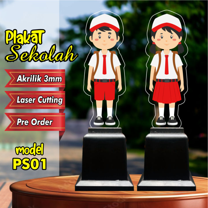 MODEL PS-01 PLAKAT PIALA WISUDA SEKOLAH SD WISUDA SD | Lazada Indonesia