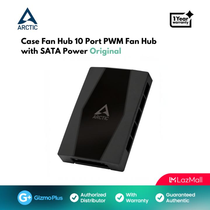 Arctic Case Fan Hub 10 Port PWM Fan Hub with SATA Power | Lazada PH