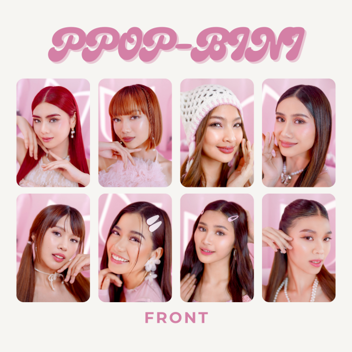 BINI Photocards Back to Back - High Quality fan made Photocard (8 pcs ...