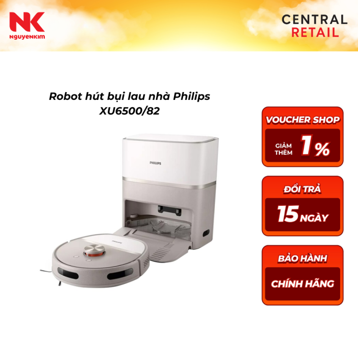 (NK Sản Phẩm Mới) Robot hút bụi lau nhà Philips XU6500/82 | Lazada.vn