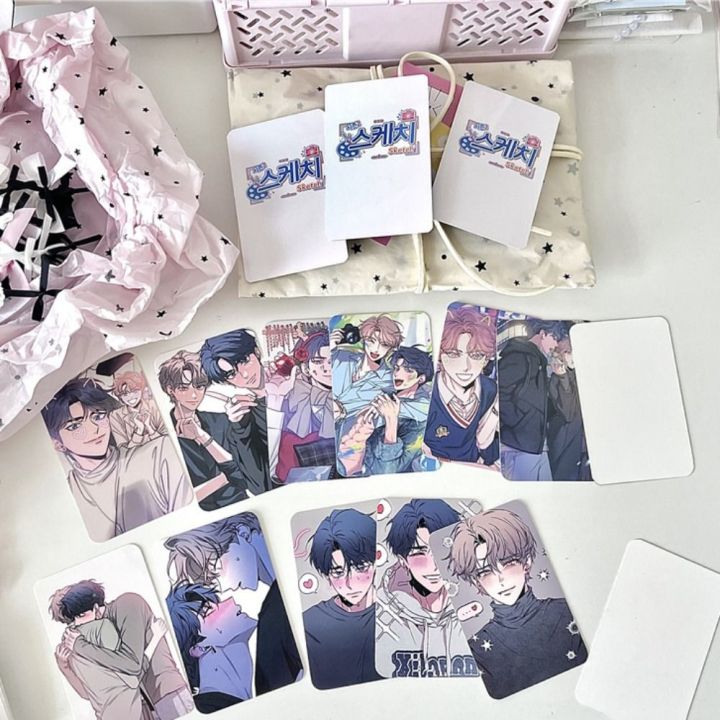 FANRI Sketch Anime Sketch Anime Card Korean BL Manwha Cartoon Choi ...