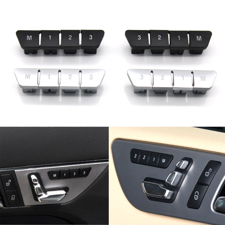 Car Door Seat Memory Lock Button Cover for Mercedes Benz A B C E GLK ...
