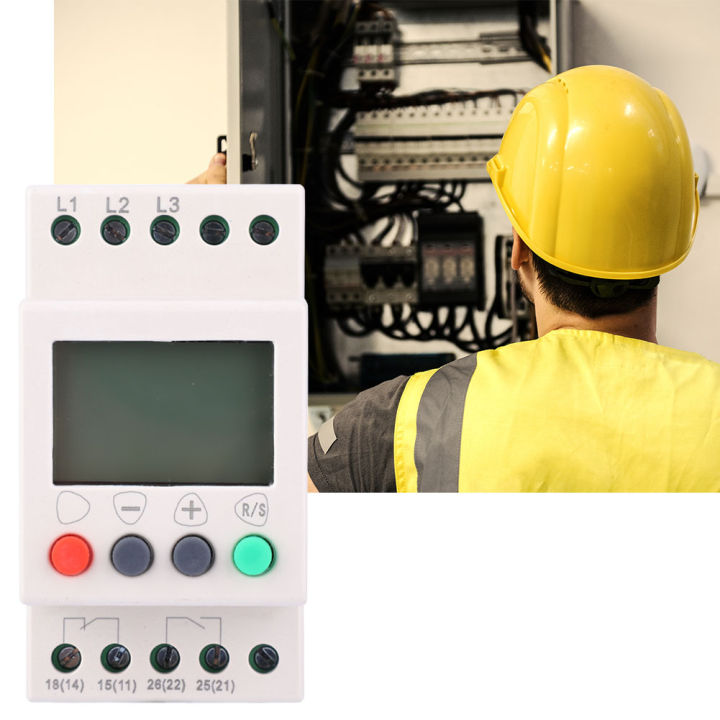 Phase Failure Protection Relay Rail Mounted Undervoltage Phase Sequence ...