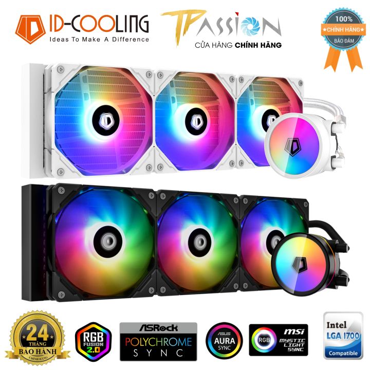 Tản nhiệt nước AIO CPU ID-Cooling ZOOMFLOW 360-XT 240-XT ARGB SNOW EDITION - Chính hãng, LED ...