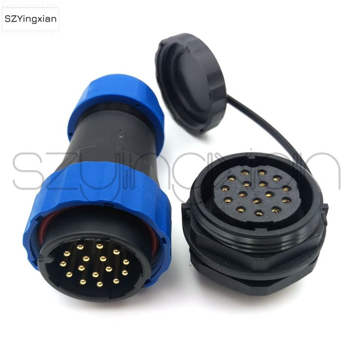 SD28 Connector 2 3 4 5 6 7 9 10 12 14 16 19 22 24 26 Pin Industrial AC Power Waterproof IP68 ...