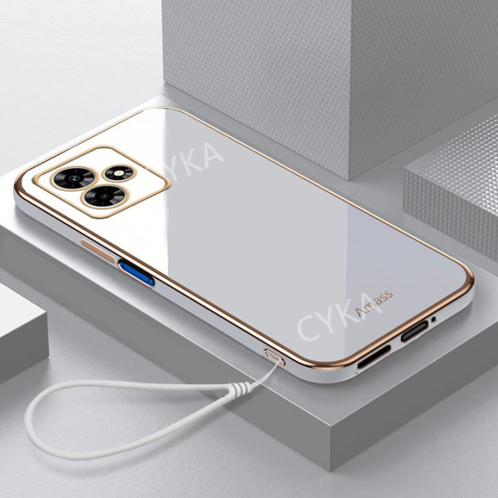 เคสสายคล้องมือมีปลอกโทรศัพท์มือถือ Infinix Smart 8 /Tecno SPARK GO 2024 ...