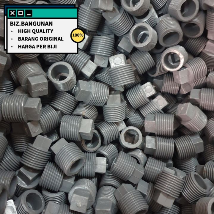 PLUG PVC JAYA TS 1/2 INCH - FITTING PIPA DOP DRAT LUAR TUTUP PIPA ...