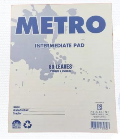 METRO/ ATLANTIC Intermediate Pad Paper (1 pad) | Lazada PH