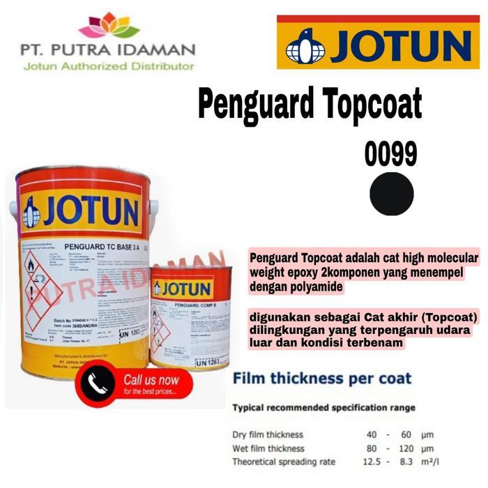JOTUN CAT EPOXY / PENGUARD TOPCOAT 5 LITER / 2 KOMPONEN / 0099 BLACK-The Paint Spot | Lazada ...