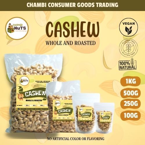 ROASTED & UNSALTED CASHEW WHOLE (NO OIL & NO SALT) 100g-1kg | Lazada PH