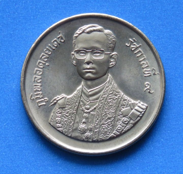 泰国 THAILAND 5 BAHT (1987) KING RAMA IX 60th BIRTH ANNIVERSARY ...