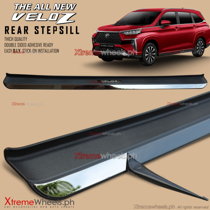 Toyota Avanza Veloz 2022 to 2025 V2 Rear Bumper Protector Stepsill ...