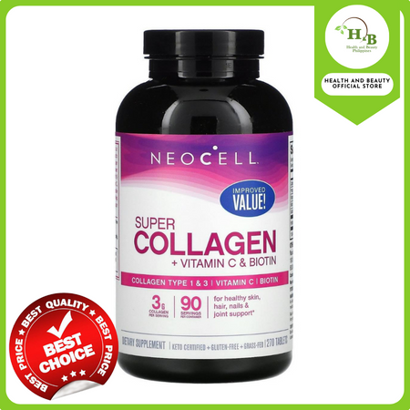 Neocell Super Collagen with Vitamin C and Biotin 270 tablets | Lazada PH
