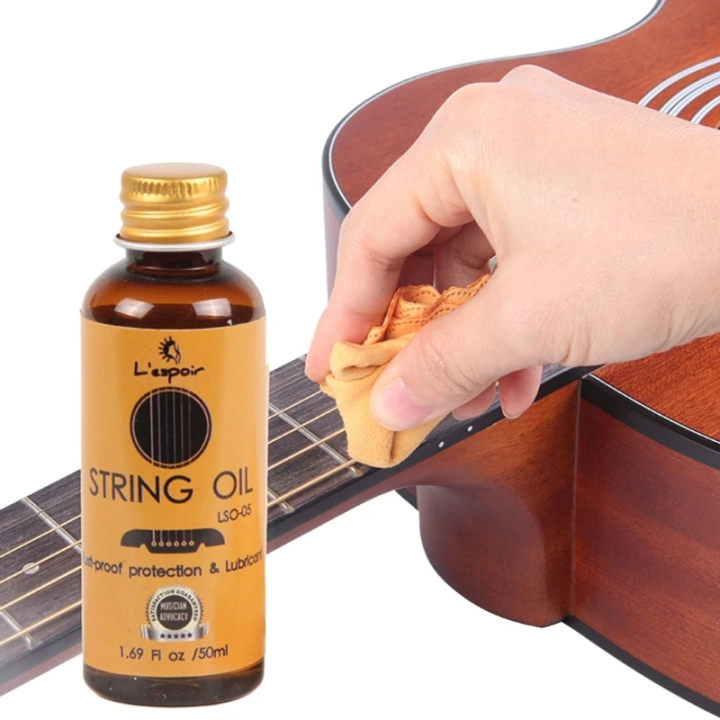 PLAYOU 50ml String Oil Guitar Rosy Fingerboard Nursing Rust-proof ...