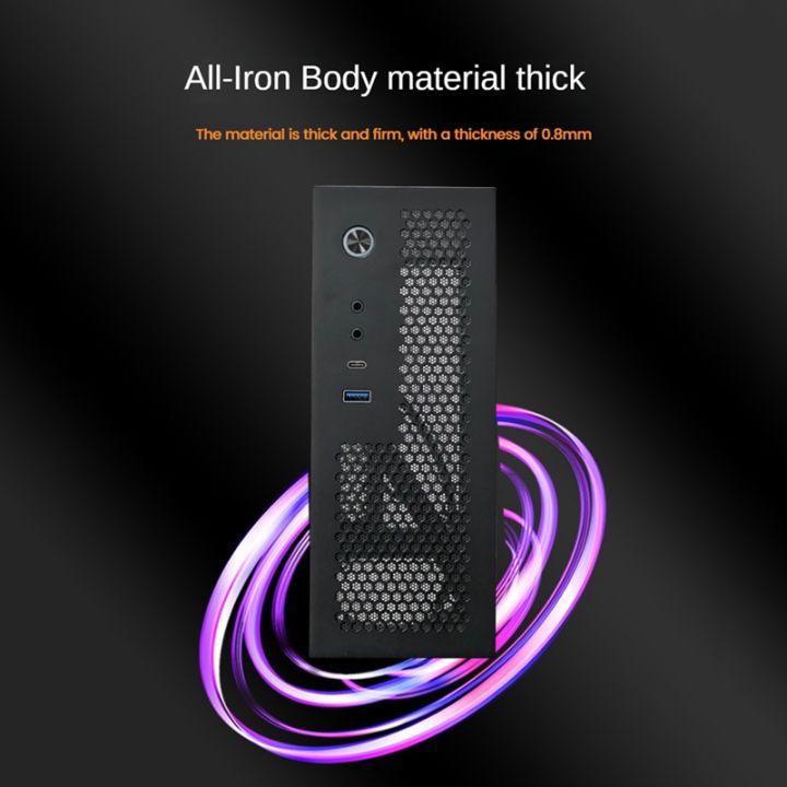 A09 HTPC Computer Case Mini ITX Gaming PC Chassis Desktop Chassis USB3 ...