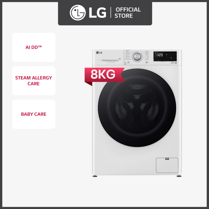 LG Washing Machine 8 KG Front Load FV1208S5W | Lazada PH