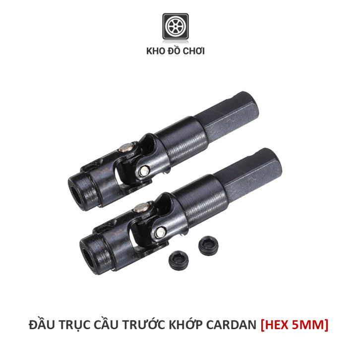 Đầu trục cầu trước khớp cardan kim loại - Hex 5mm | Lazada.vn