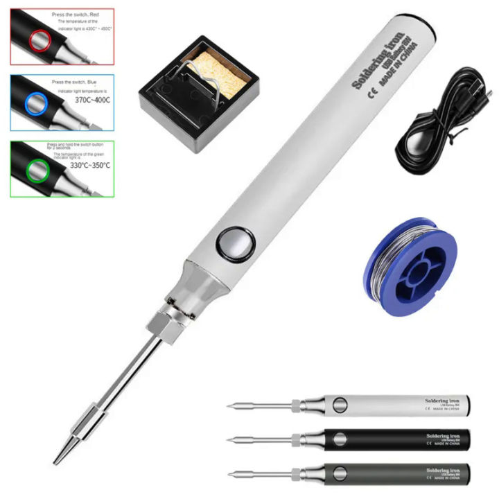 Wireless charging electric soldering iron solder iron USB 5v 8W fast ...