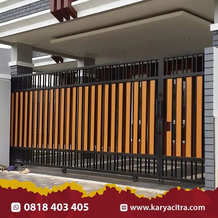 pintu pagar rumah model minimalis pintu pagar klasik pintu pagar ...