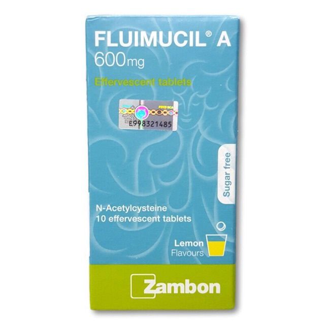 FLUIMUCIL A 600MG EFFERVESCENT TABLETS 10'S (EXP:10/2027) | Lazada