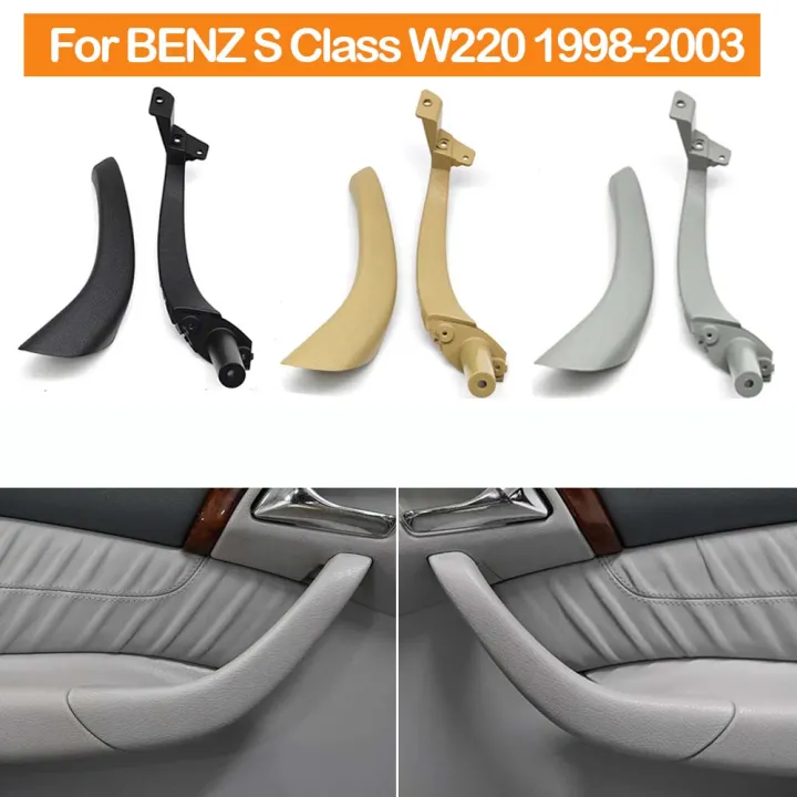 ประตูรถภายในแผงฝาครอบที่จับด้านหน้าด้านหลังซ้ายขวาสำหรับ Mercedes Benz ...