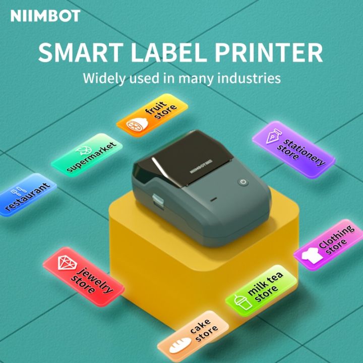 [Mini b21 version] Niimbot B1 portable Bluetooth thermal label printer ...