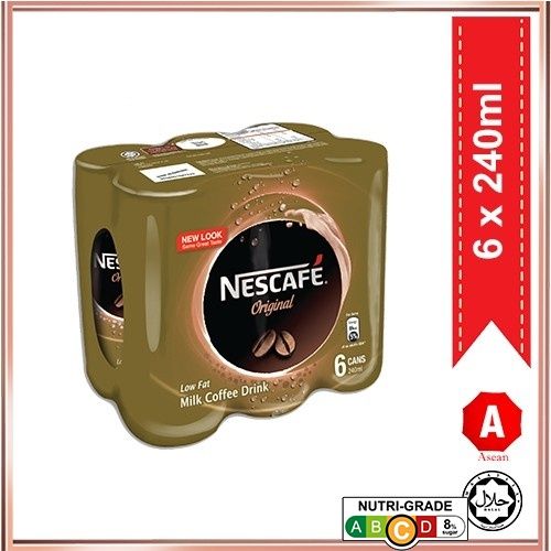 NESCAFE CAN ORIGINAL READY TO DRINK (6 X 240ML) | Lazada Singapore