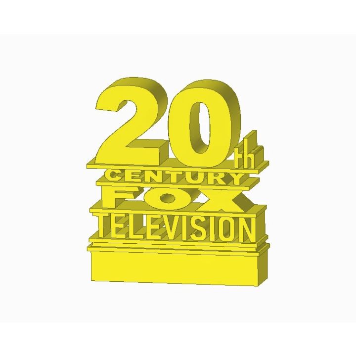 COD 20th Century Fox Television 3D Logo for you kids toy collection ...