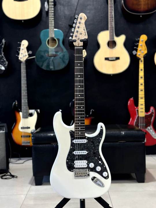 Fermata ST-1H-M Stratocaster Electric Guitar with Stainless Steel Frets ...