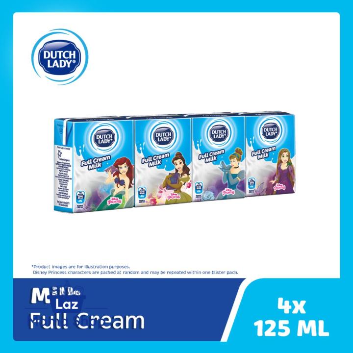 Dutch Lady Disney Princess 125ml Milky Full Cream UHT Milk (Laz Mama ...