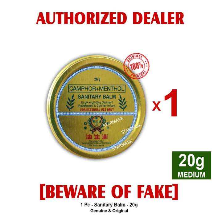 Sanitary Balm 10g 20g 32g SMALL MEDIUM LARGE Balms ( Camphor + Menthol ...