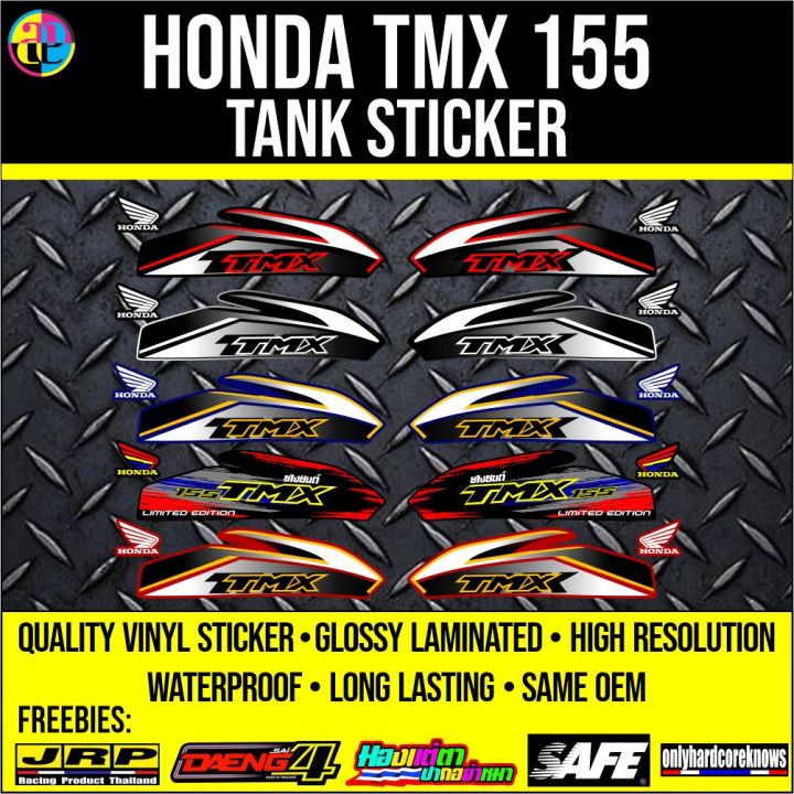 TMX 155 TANK STICKERS DECALS | Lazada PH
