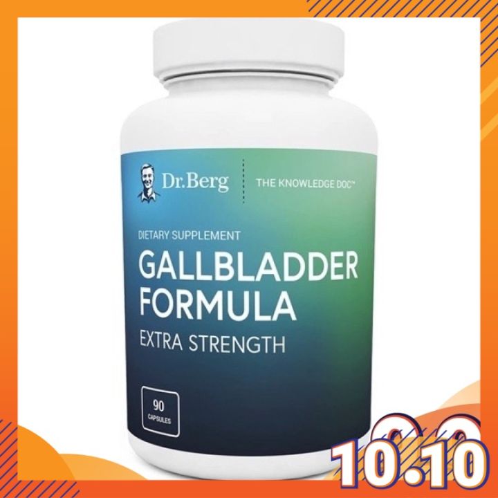 Dr. Berg’s Gallbladder Formula Contains Purified Bile Salts, 90 capsules, Enzymes to Reduce ...