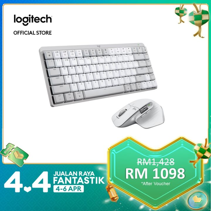 Logitech MX Mechanical Mini for Mac Wireless Illuminated Keyboard, Low ...