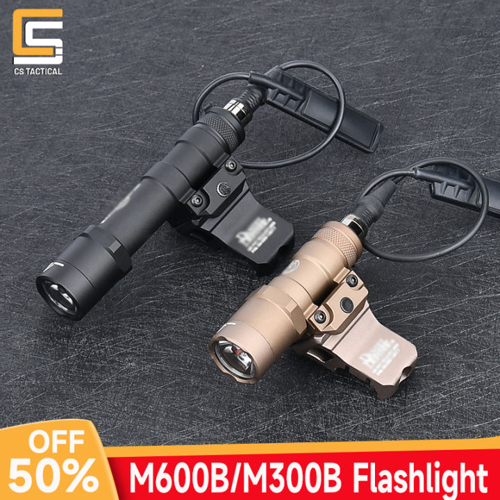 M600B M600 M300A M300โคมไฟ LED Pengakap Cahaya Fit Mlok M-Lok Picatinny ...