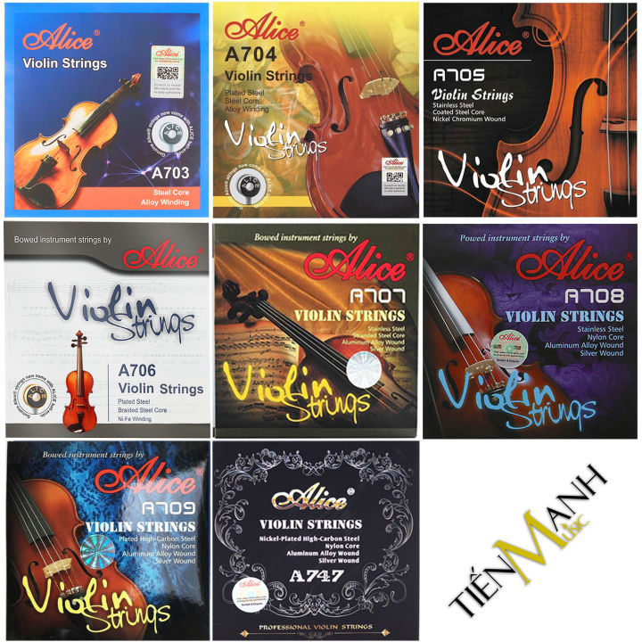 Dây Đàn Violin Strings Alice A703, A704, A705, A706, A707, A708, A709 ...