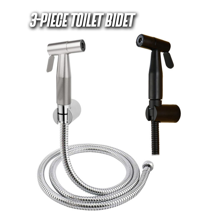 Heavy Duty SUS304 Stainless Steel 3-Piece Toilet Bidet F613 (SOLD ...