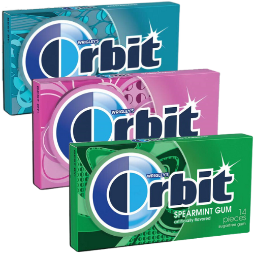 ORBIT Wintermint Spearmint Bubblemint Sugar Free Chewing Gum | Lazada