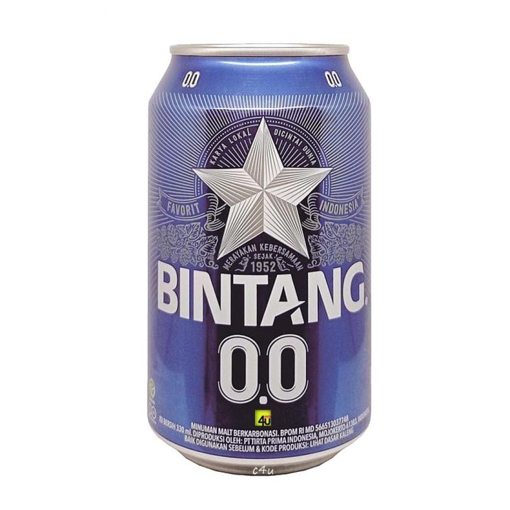 Bintang Zero Soft Drink 330Ml [ Minuman Malt Berkarbonisasi ] | Lazada ...