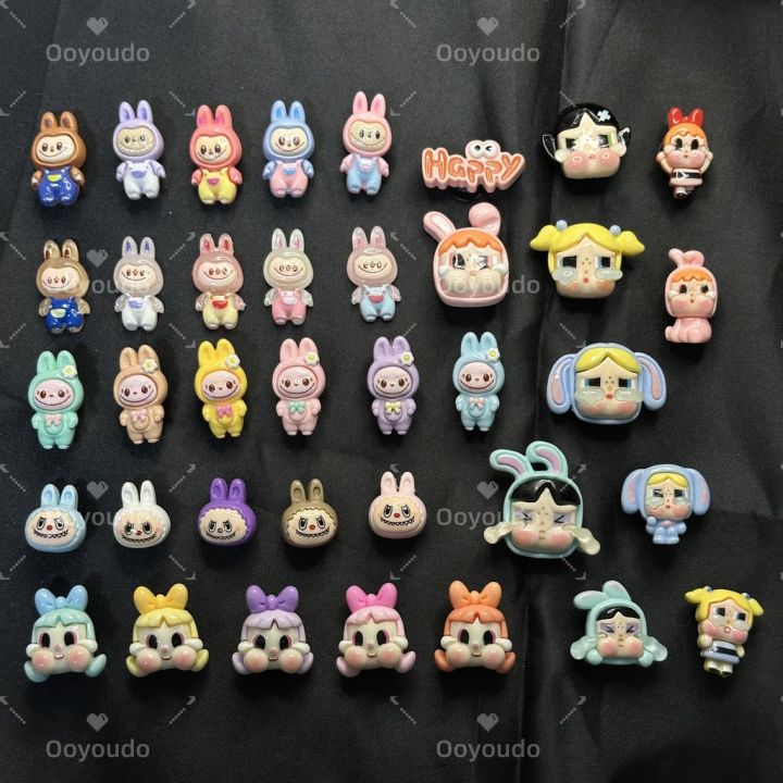 LABUBU 1ชิ้น DIY สไตล์เดียวกันของ Lisa เครื่องประดับรองเท้า Jibitz INS ...