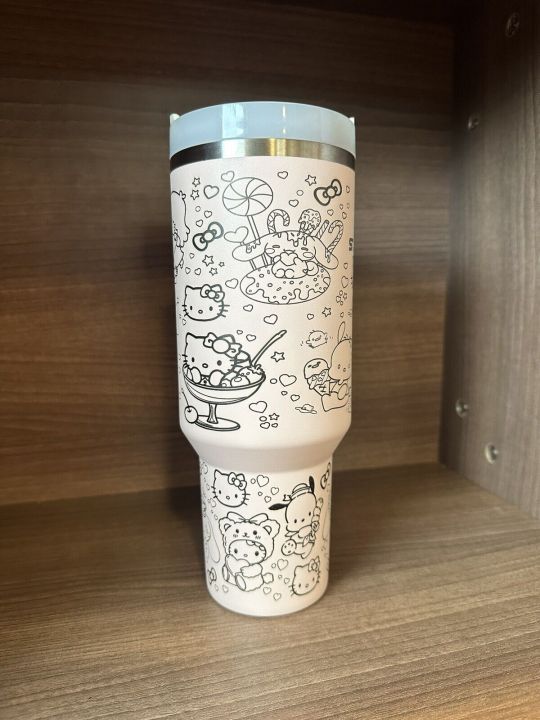Hello Kitty And Friends Engraved Stanley 40 oz tumbler with handle ...